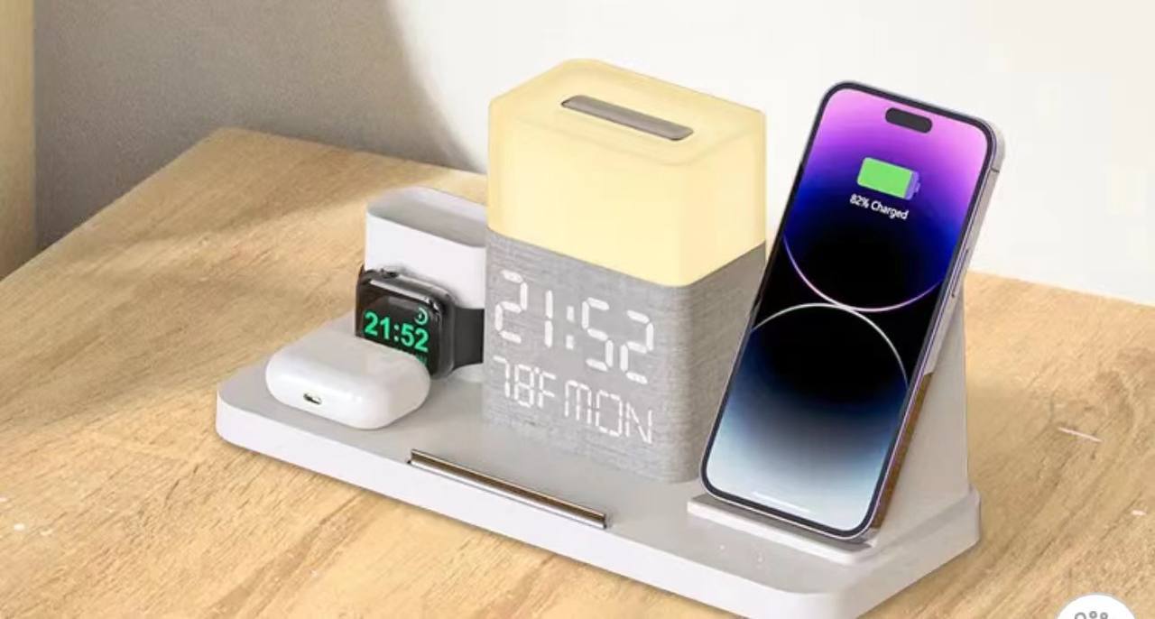 استند وایرلس ۶ کاره Bezos Max – نوین شاپ